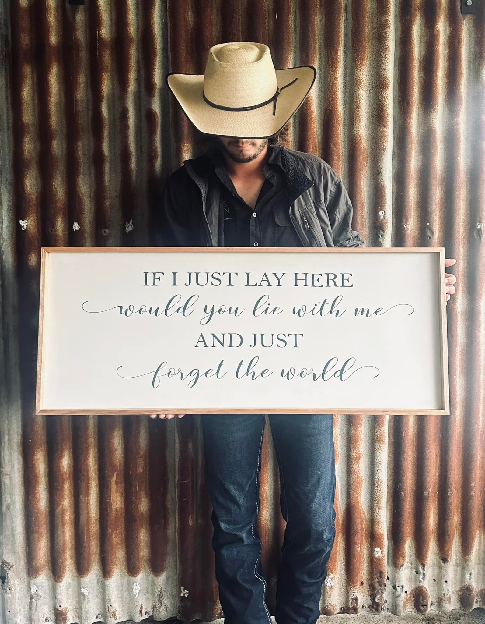 Handmade Love Sign: Forget the World | Combine CNC